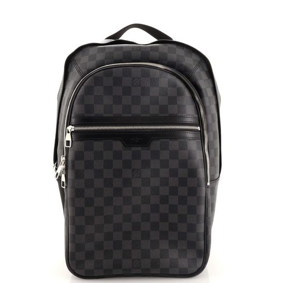 Louis Vuitton | Bags | Louis Vuitton Michael Backpack Damier Graphite ...